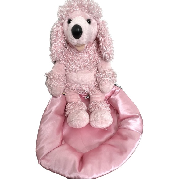 Build-A-Bear | Toys | Build A Bear Pink Poodle With Animal Print Bed ...